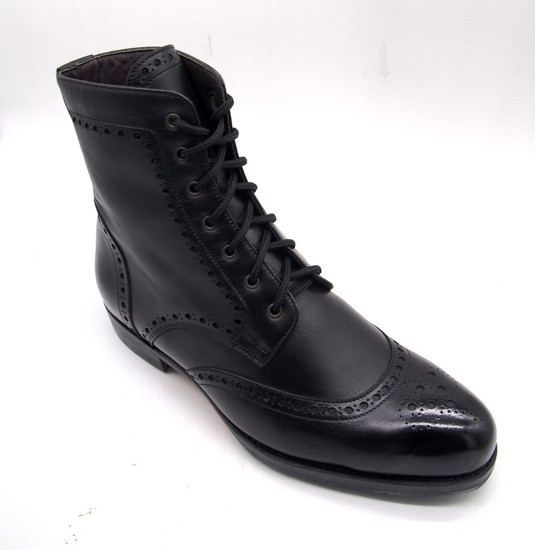 Steel toe cap dress boots