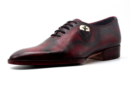 Wholecut Pig Skin Leather Shoes 1B