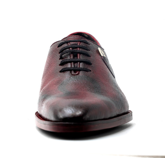 Wholecut Pig Skin Leather Shoes 1B